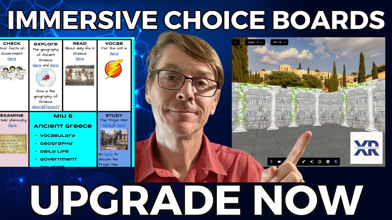 Transform Your Google Choice Board into an Immersive Experience with FrameVR - YouTube