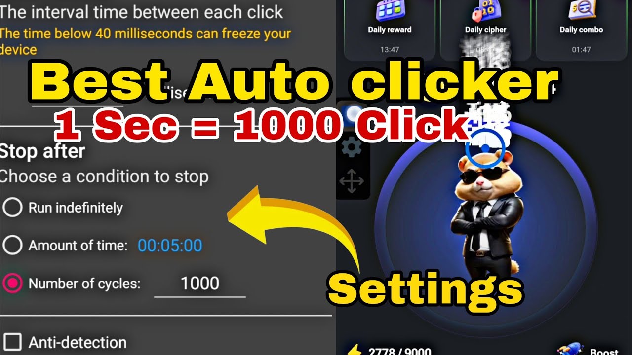 Best auto clicker for hamster Kombat | Auto clicker for hamster Kombat ...