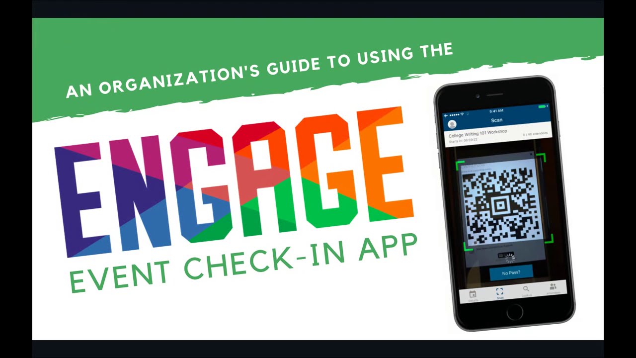 Engage Event Check-In App (How to Scan Event Passes) - YouTube