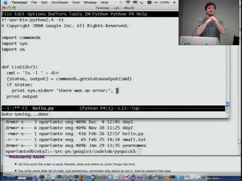 Google Python Class Day 2 Part 2 - YouTube