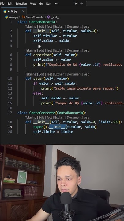 Trabalhando com SuperClasses no Python - YouTube