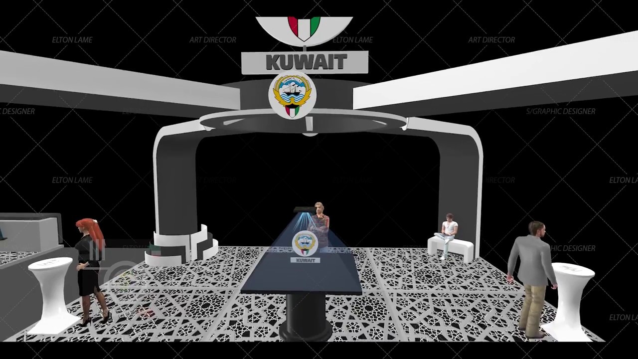Kuwait Government Booth Concept Design 2016 for Platinum Expo Events ...