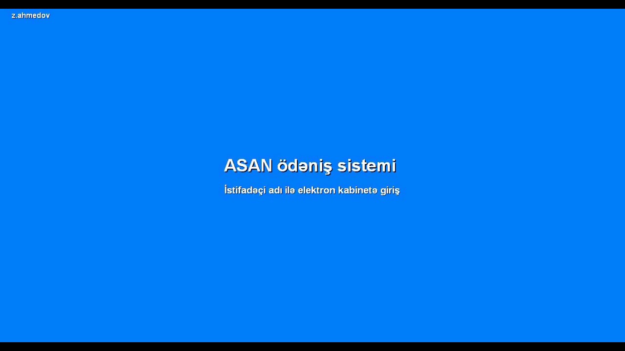 asanpay az elektron kabinetə FİN və Telefon nömrəsi ilə giriş - YouTube
