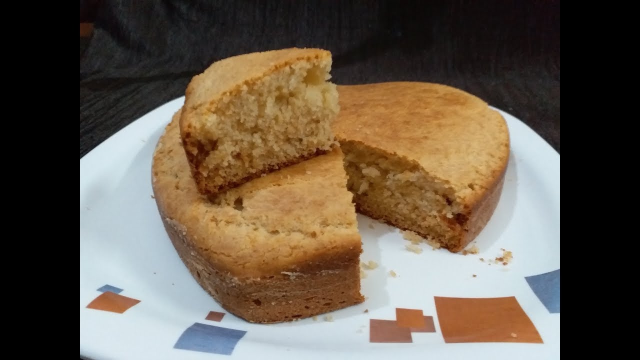 Basic Plain & Soft Vanilla-Sponge Cake Recipe || How To Make Perfect ...