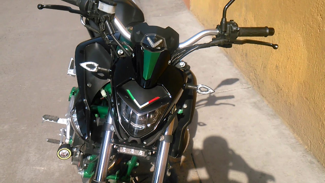 Vort-X 200 modificada a Negro con verde. - YouTube