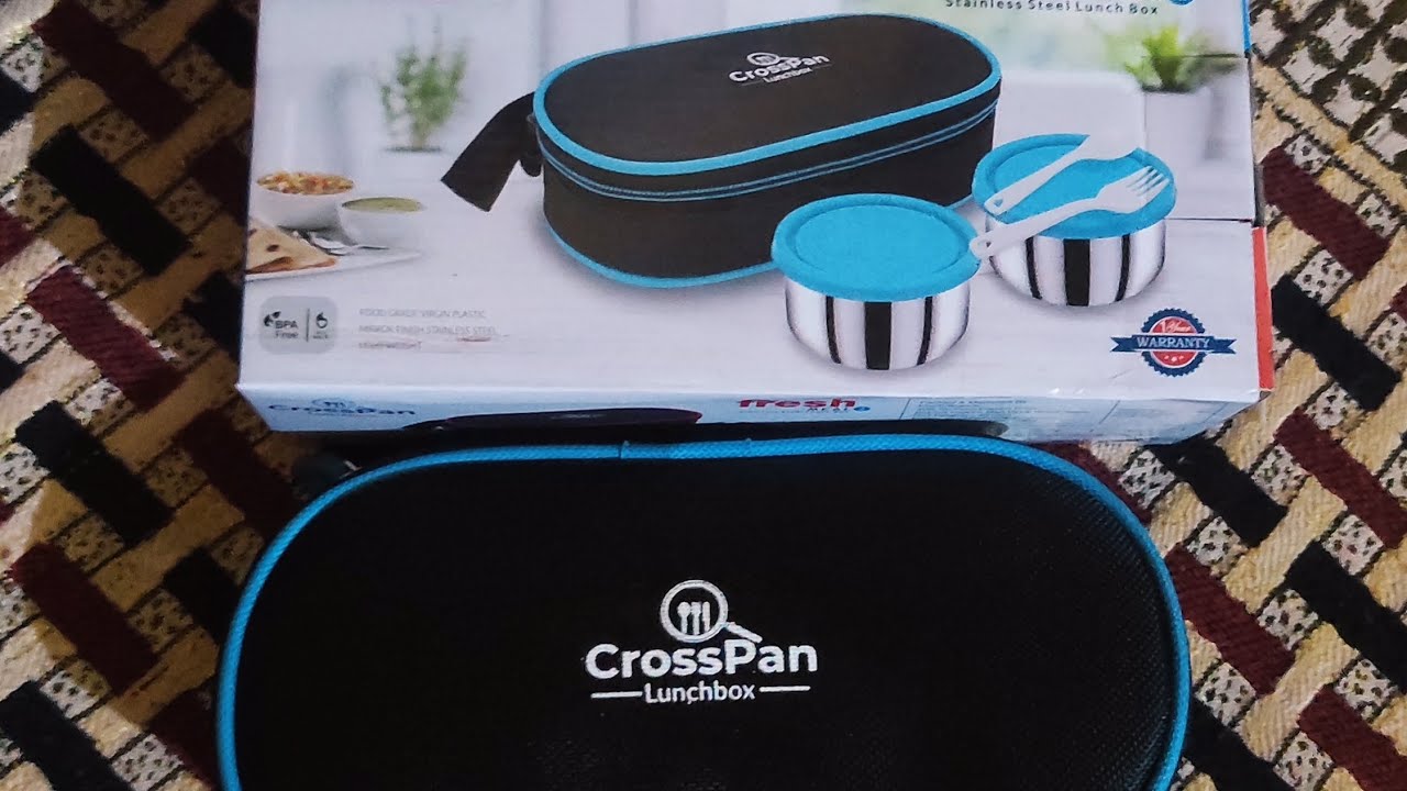 reviews 😍CrossPan Fresh Meal Stainless Steel Lunch Box - YouTube