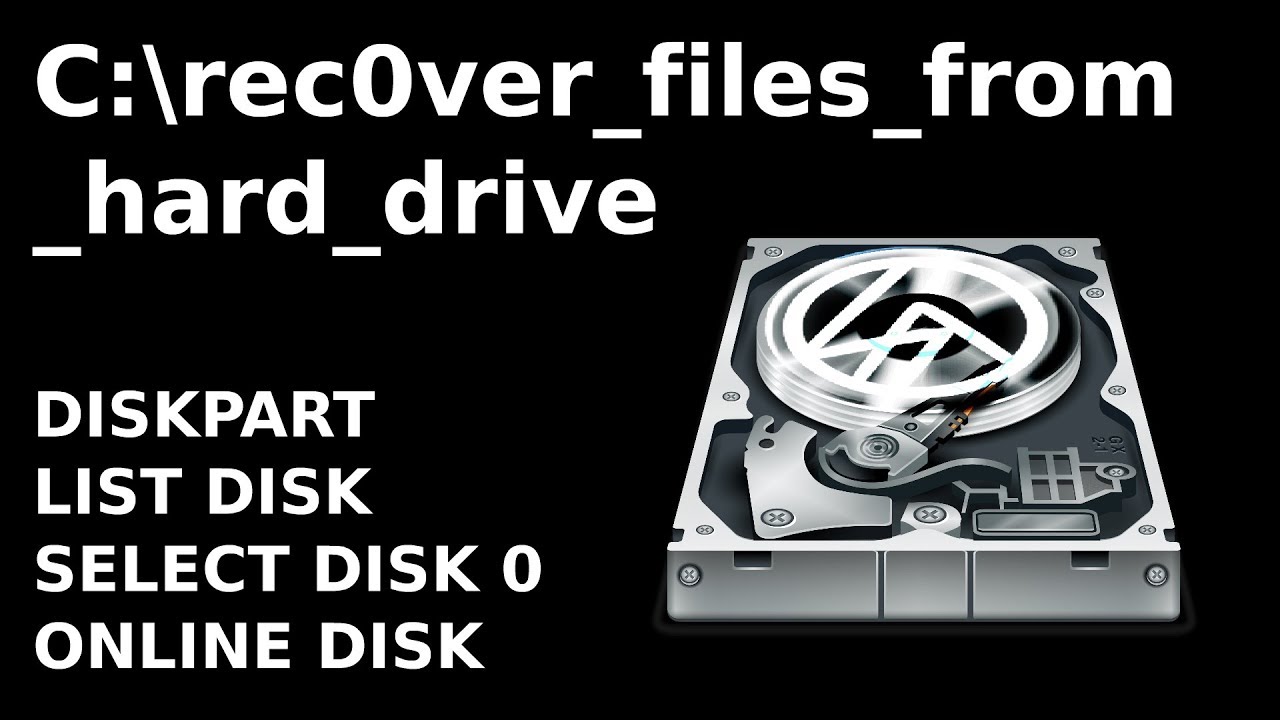 Recover Files From A Dying Hard Drive (Using Portable Windows) - YouTube