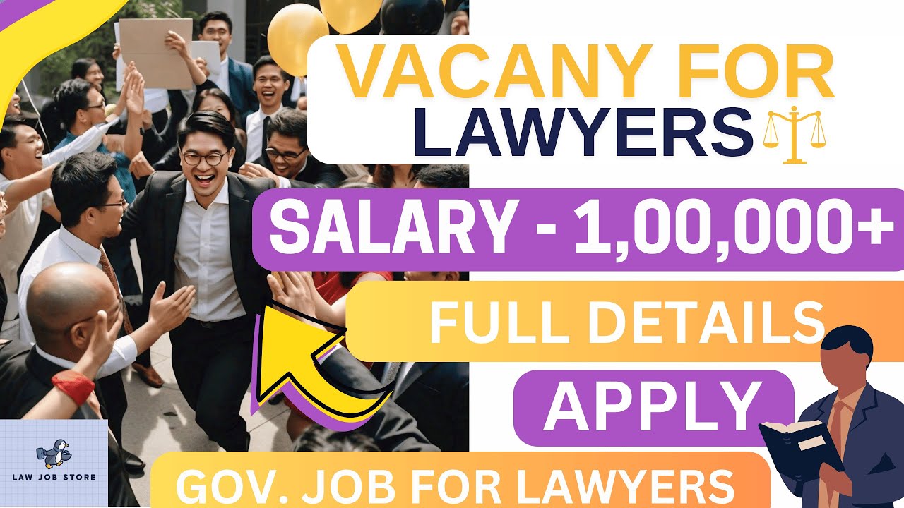 UGC NET | Legal vacancy | vacancy for lawyers | government job #jobs # ...