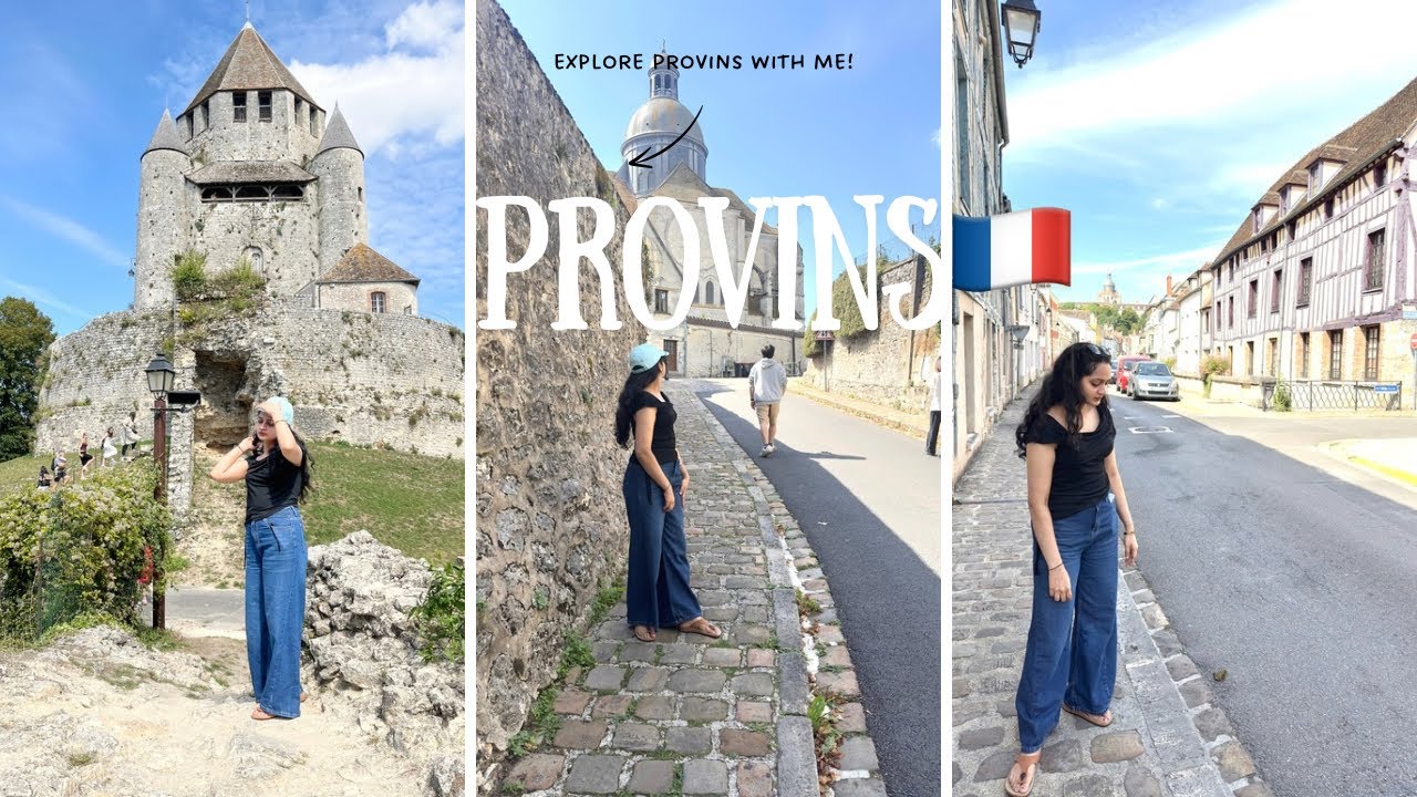 PROVINS🇫🇷 | Walking in Provins, France | 4K | A beautiful Medieval town ...