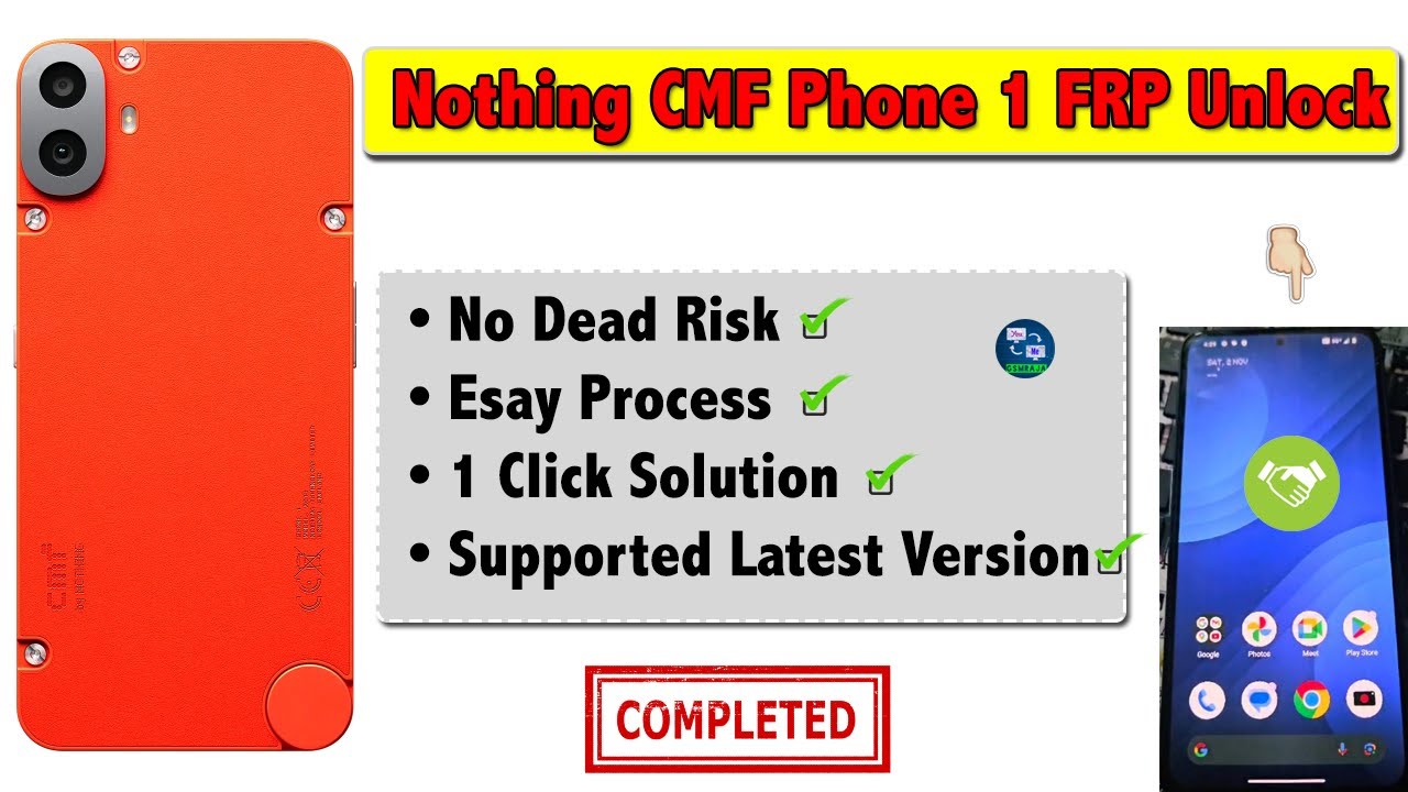 Nothing CMF Phone 1 Hard rest & FRP | CMF1 FRP Bypass Latest Security ...