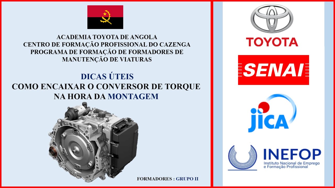 COMO ENCAIXAR O CONVERSOR DE TORQUE NA HORA DA MONTAGEM - YouTube