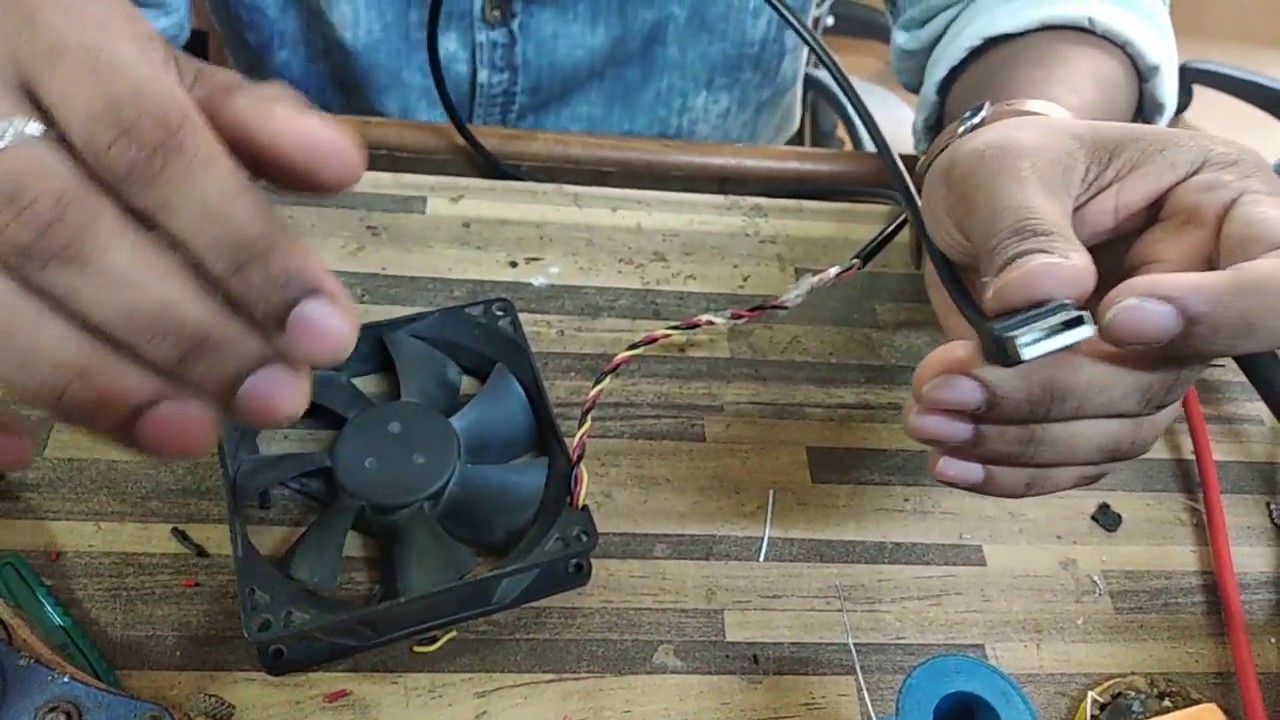 How to make usb fan for laptops|Homemade|Cooling purpose...... - YouTube