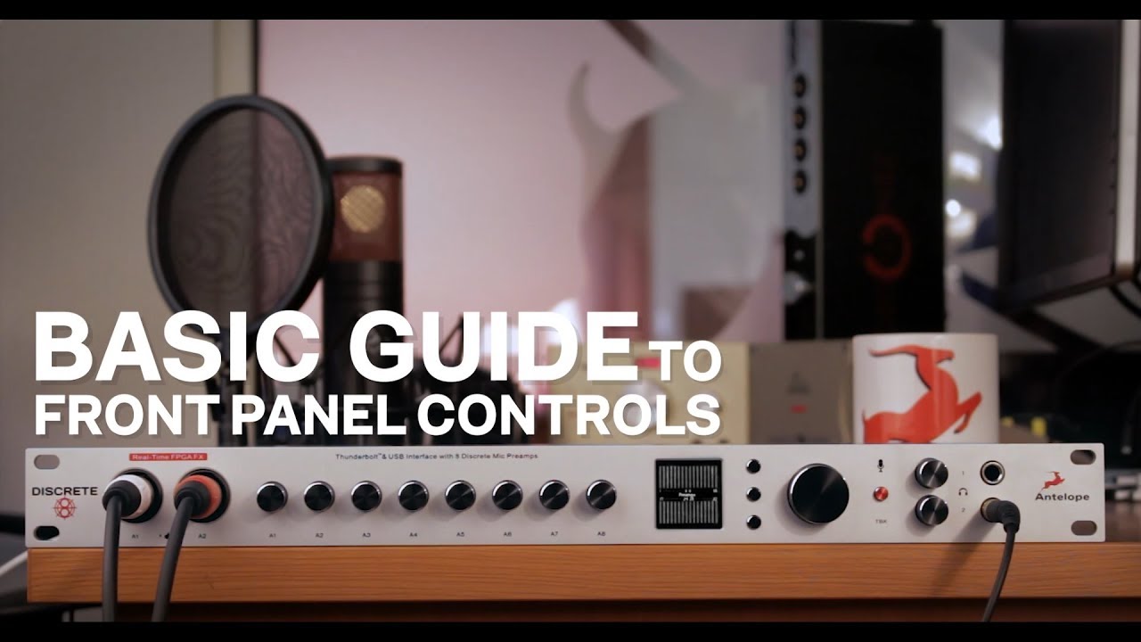 Front Panel Controls | Discrete 8 - YouTube