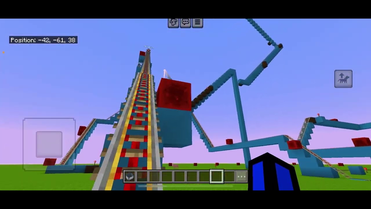 VERY COOL MINECRAFT ROLLER COASTER - YouTube