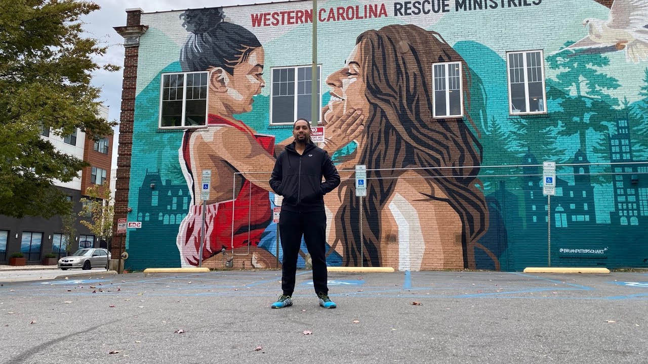 Western Carolina Rescue Mission mural - YouTube