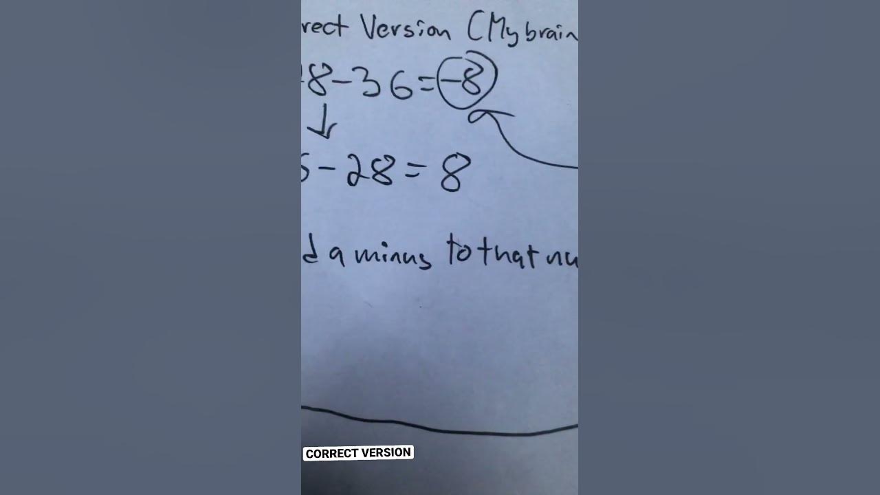 The Correct Version Of How To Subtract Negative Numbers YouTube the-correct-version-of-how-to-subtract-negative-numbers-youtube