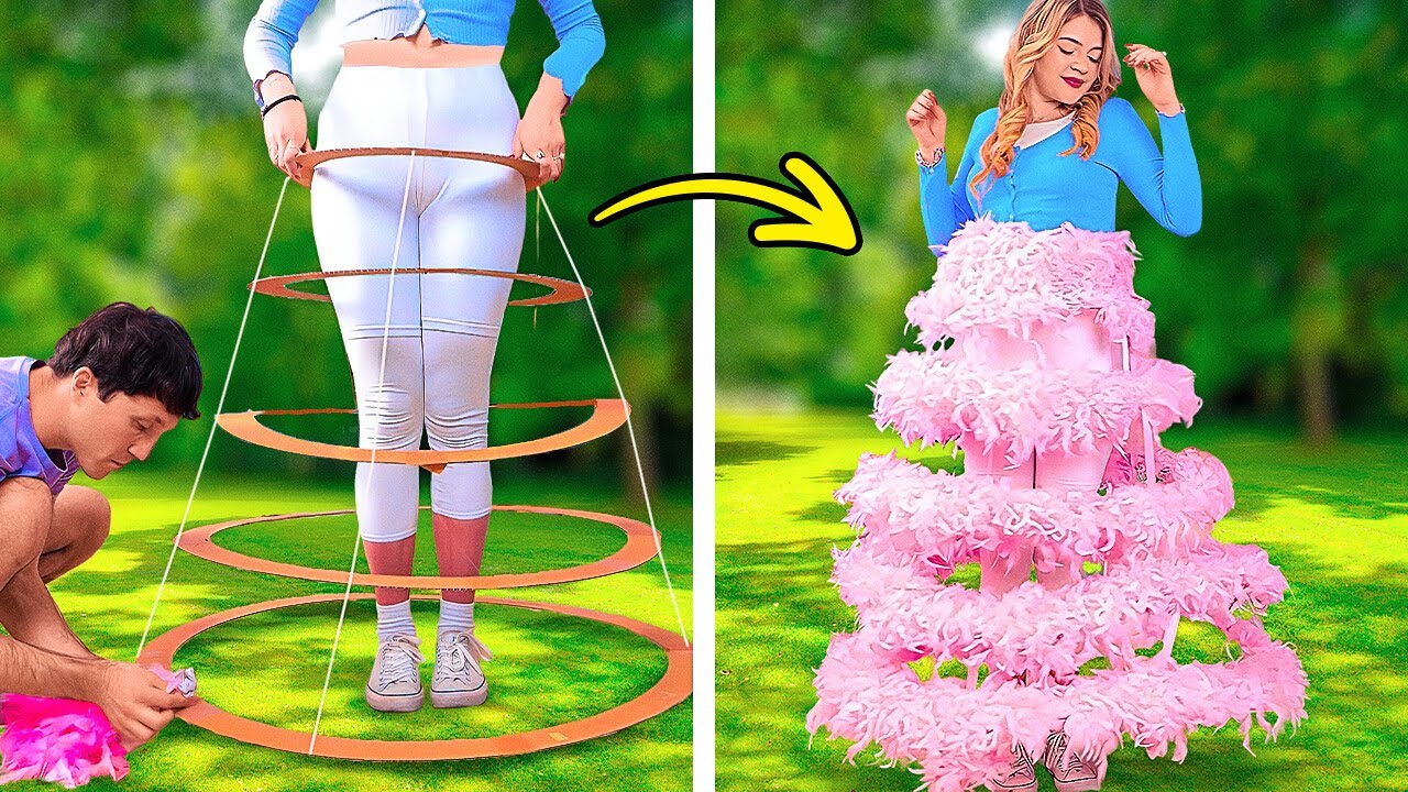 Quick Ways to Create Stylish Outfits From Everyday Items - YouTube