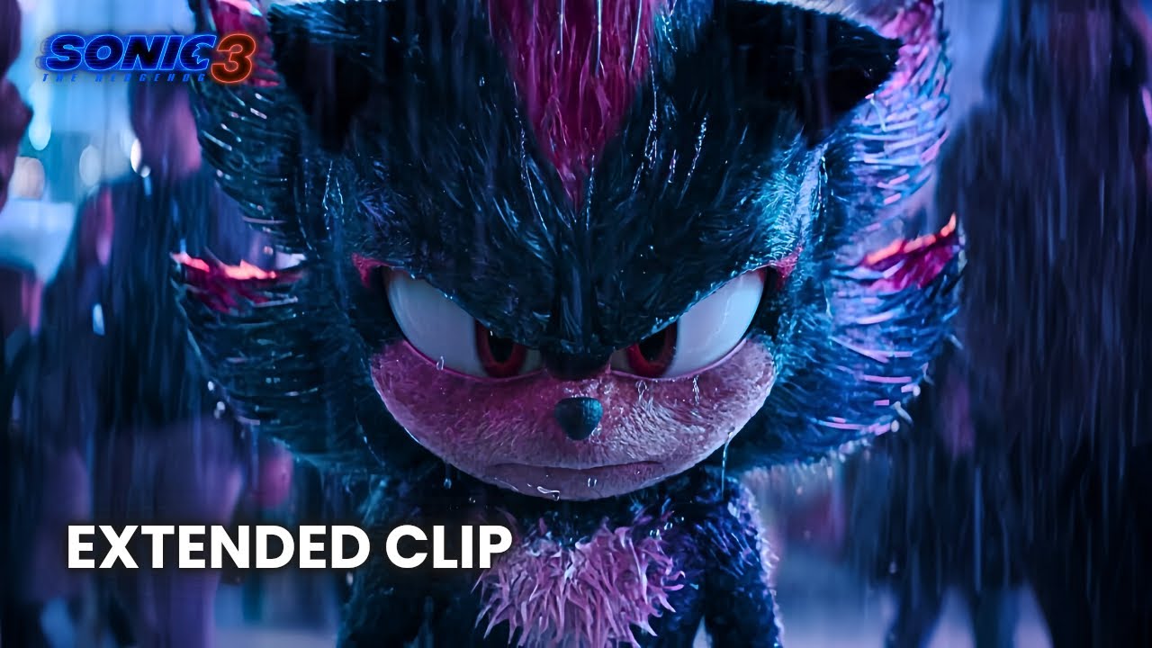 Shadow Arrives in Tokyo in 2024 | Sonic the Hedgehog 3 (EXTENDED Clip ...