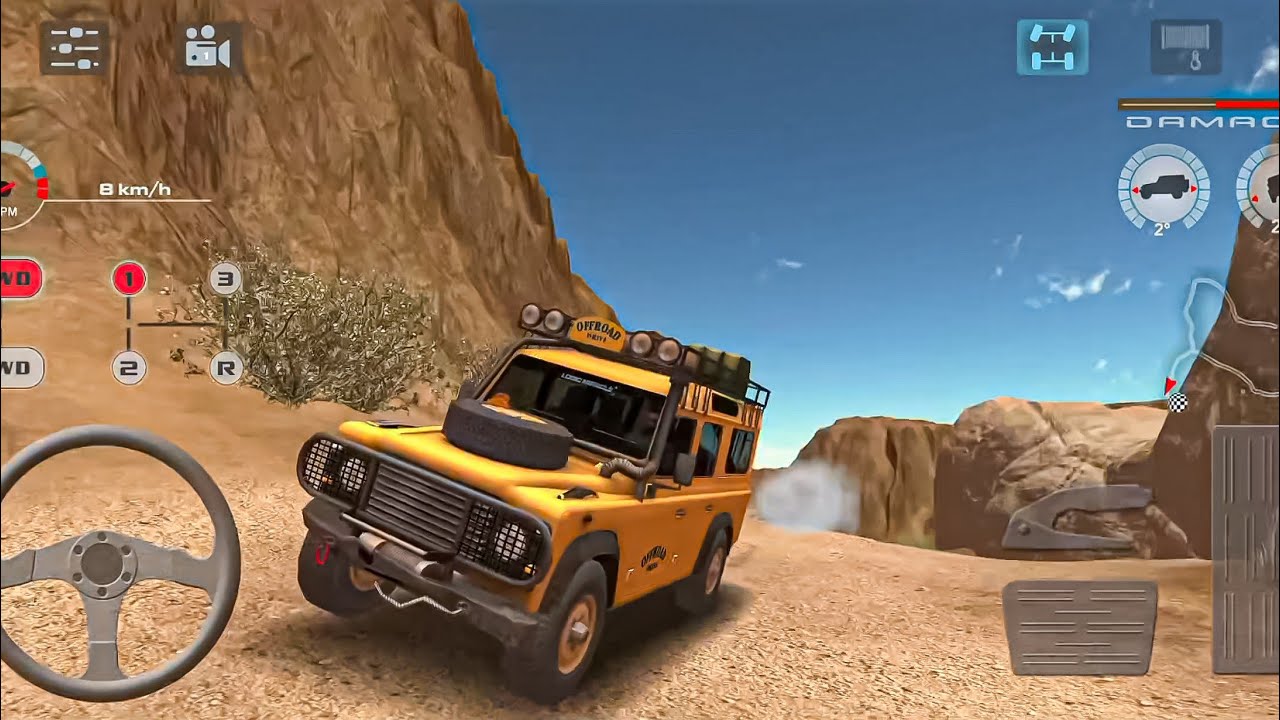 Off-road Drive Dessert - Land Rover Defender 110 level 7 - YouTube