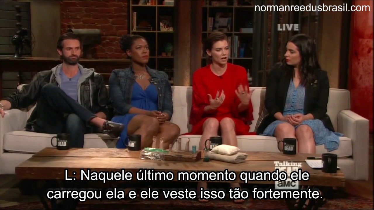 Lauren Cohan Talking Dead 7x15 Legendado - YouTube