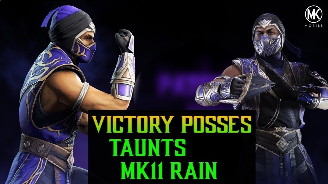 Mk11 Rain Victory Pose and Taunts Mk Mobile Rain is Coming Soon For ...