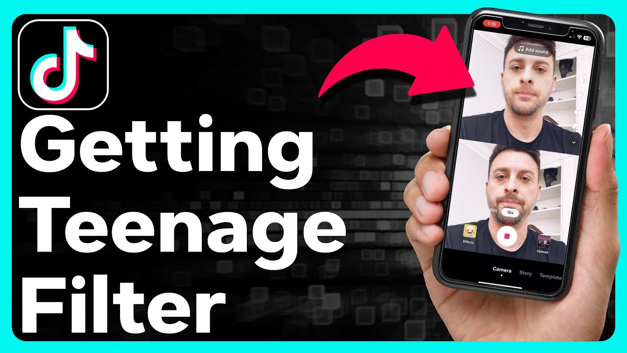 How To Get Teenage Filter On TikTok - YouTube