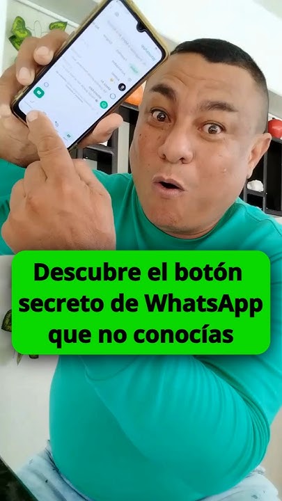 Descubre el botón secreto de WhatsApp que no conocías #consejos #whatsapp #android #trucos # ...