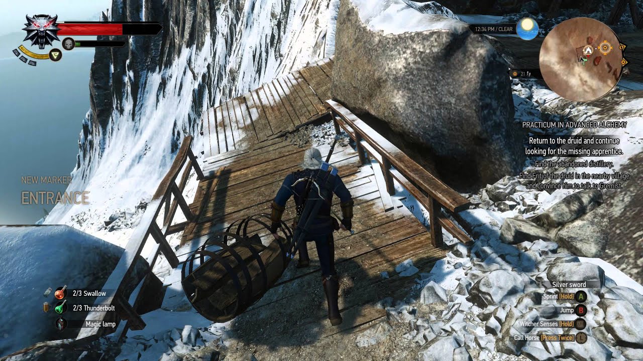 The Witcher 3 4k gameplay - YouTube