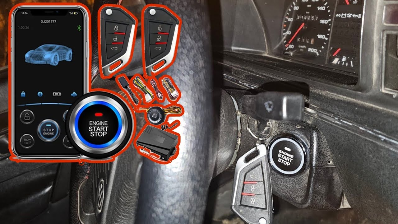 VW Golf MK 2: Installing Start Stop System + Remote Engine Start - YouTube