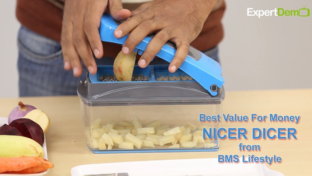 BMS Compact Nicer Dicer for all kitchen cutting needs, Best budget ...