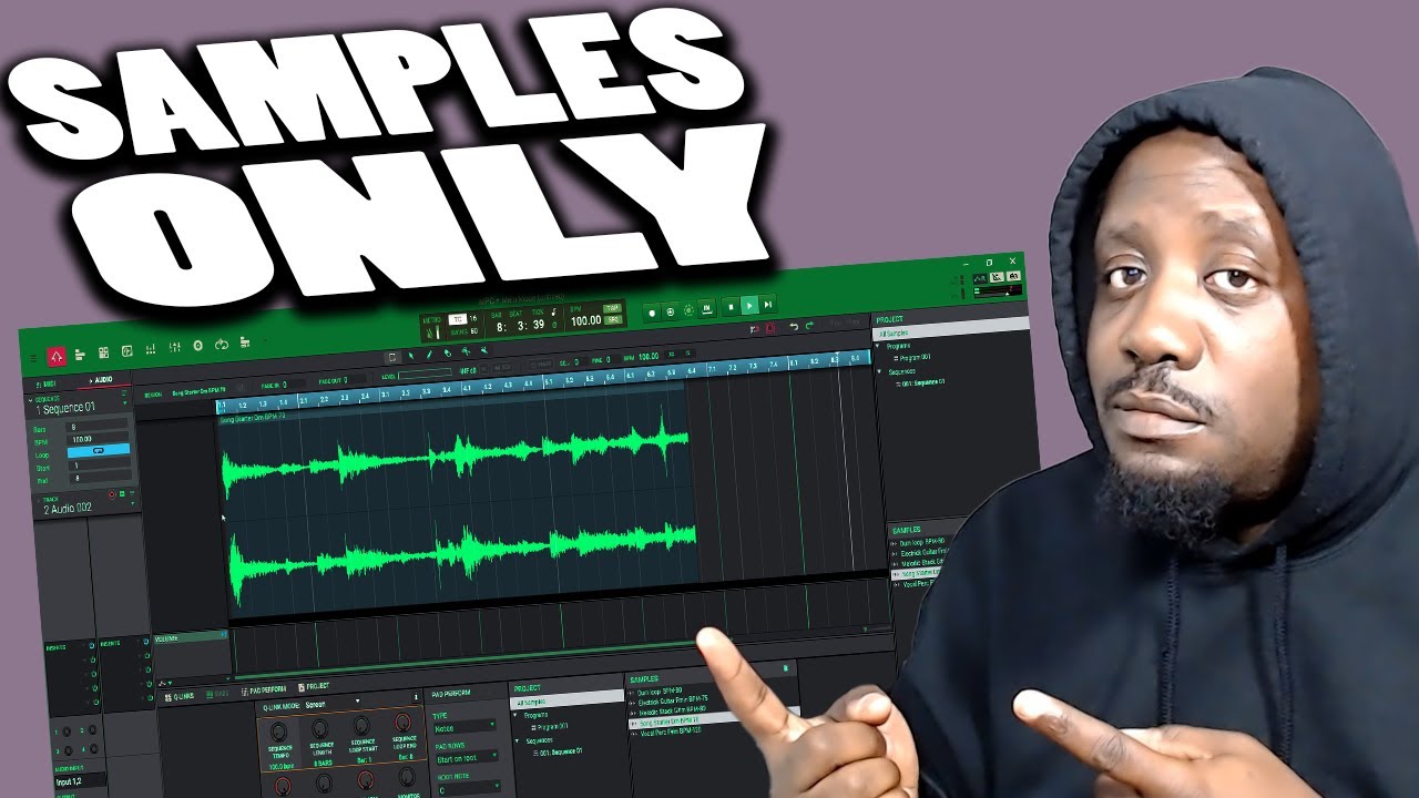 Using Only Samples To Make This Chill Beat Easy - YouTube