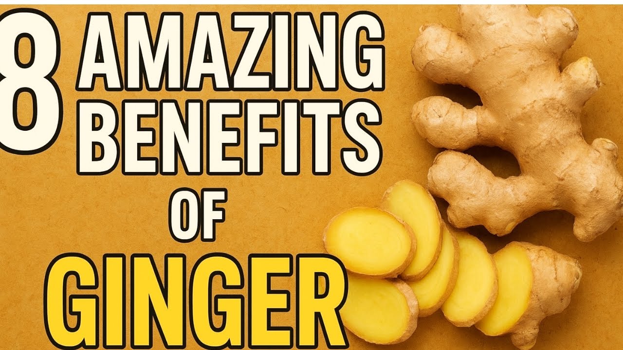 Amazing Benefits Of Ginger Root #wellness - YouTube