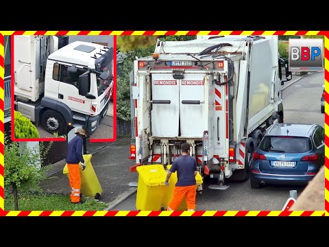 🚛 MAN / Zoeller  - Leerung Gelbe Tonne, 2025. #binlorry