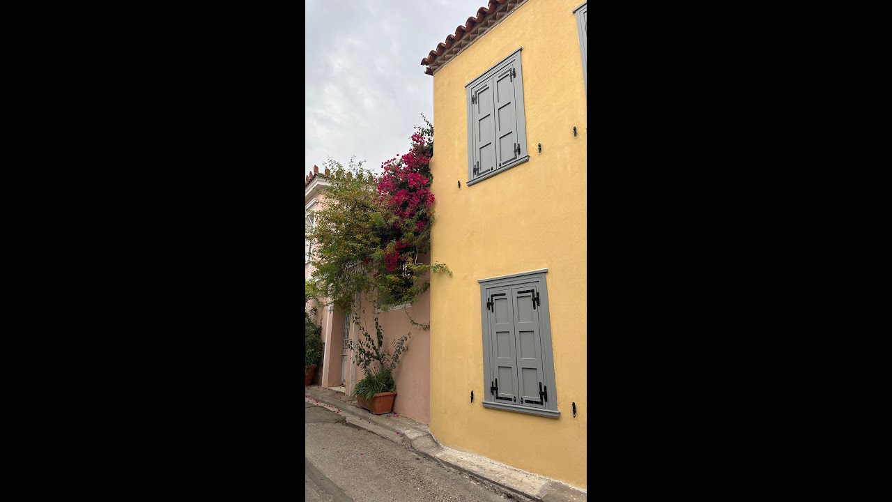 Walk through Plaka in Athens - YouTube