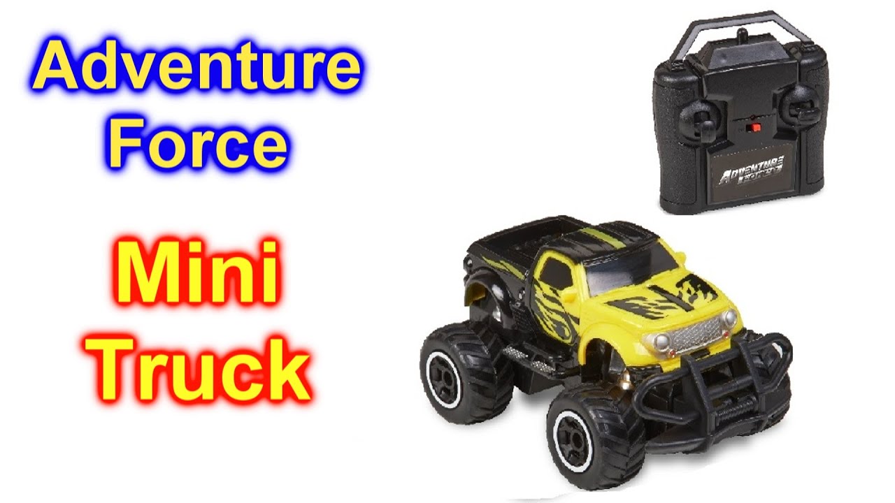 RC Mini Truck Vehicle Yellow Unbox Drive RC - YouTube
