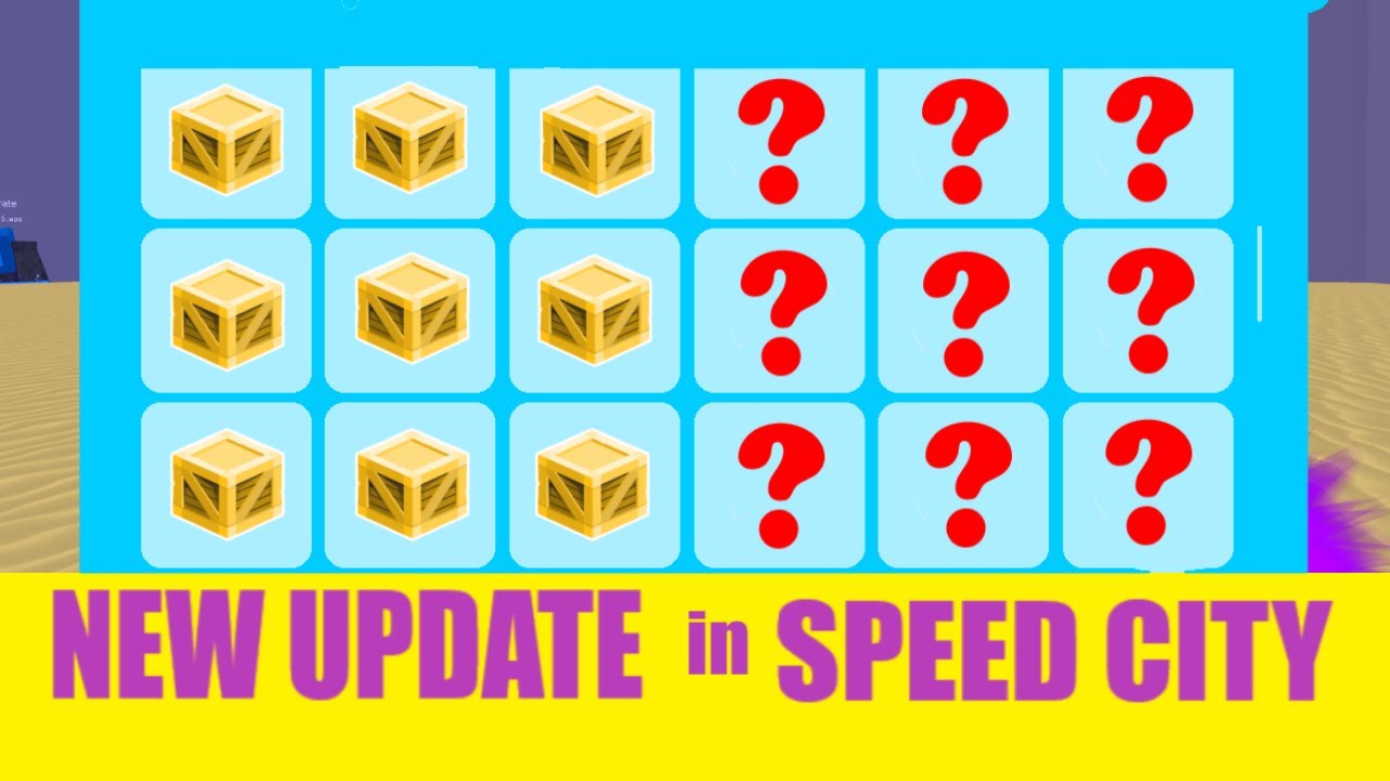NEW SPEED CITY UPDATE and TRAIL! (Roblox) - YouTube