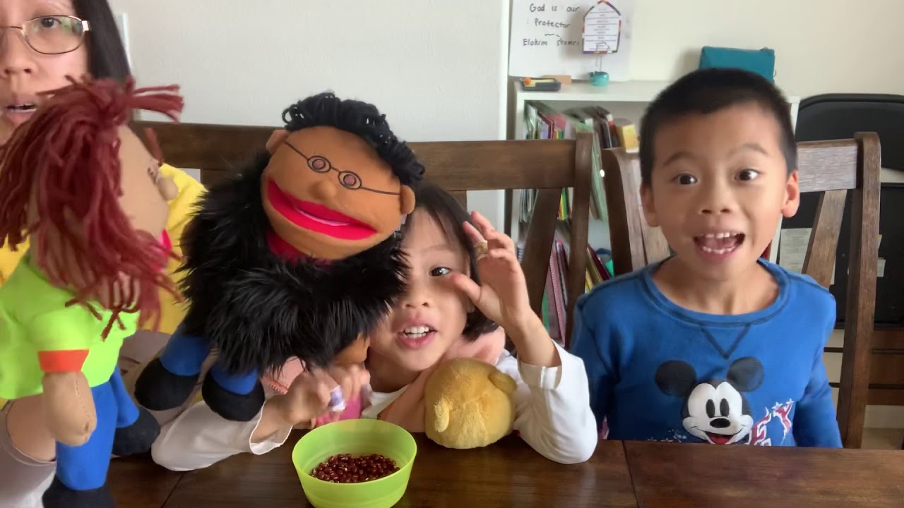 Bible story puppet show - Jacob takes the blessing from Esau - YouTube