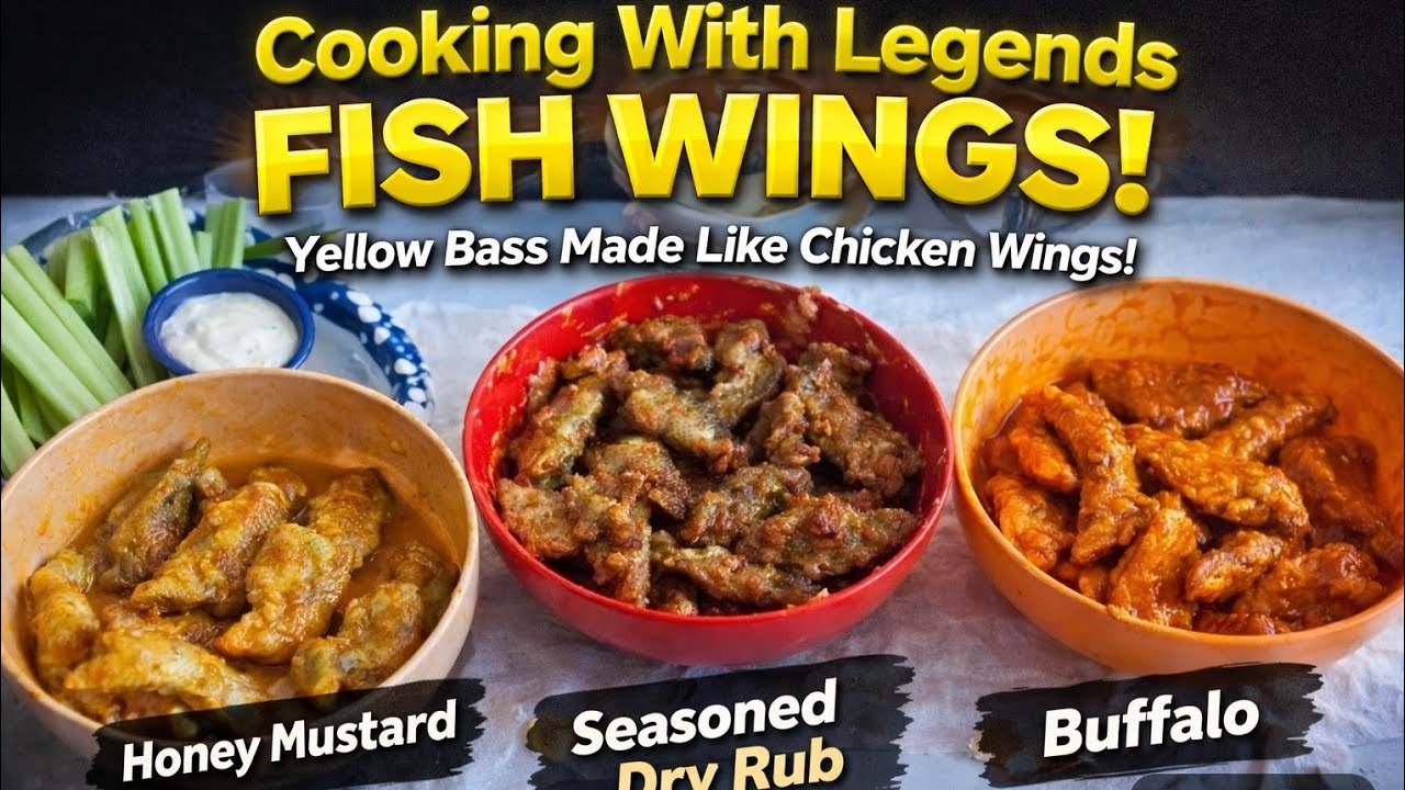 Cooking with Legends, episode 1 , Yellow bass fish wings. - YouTube