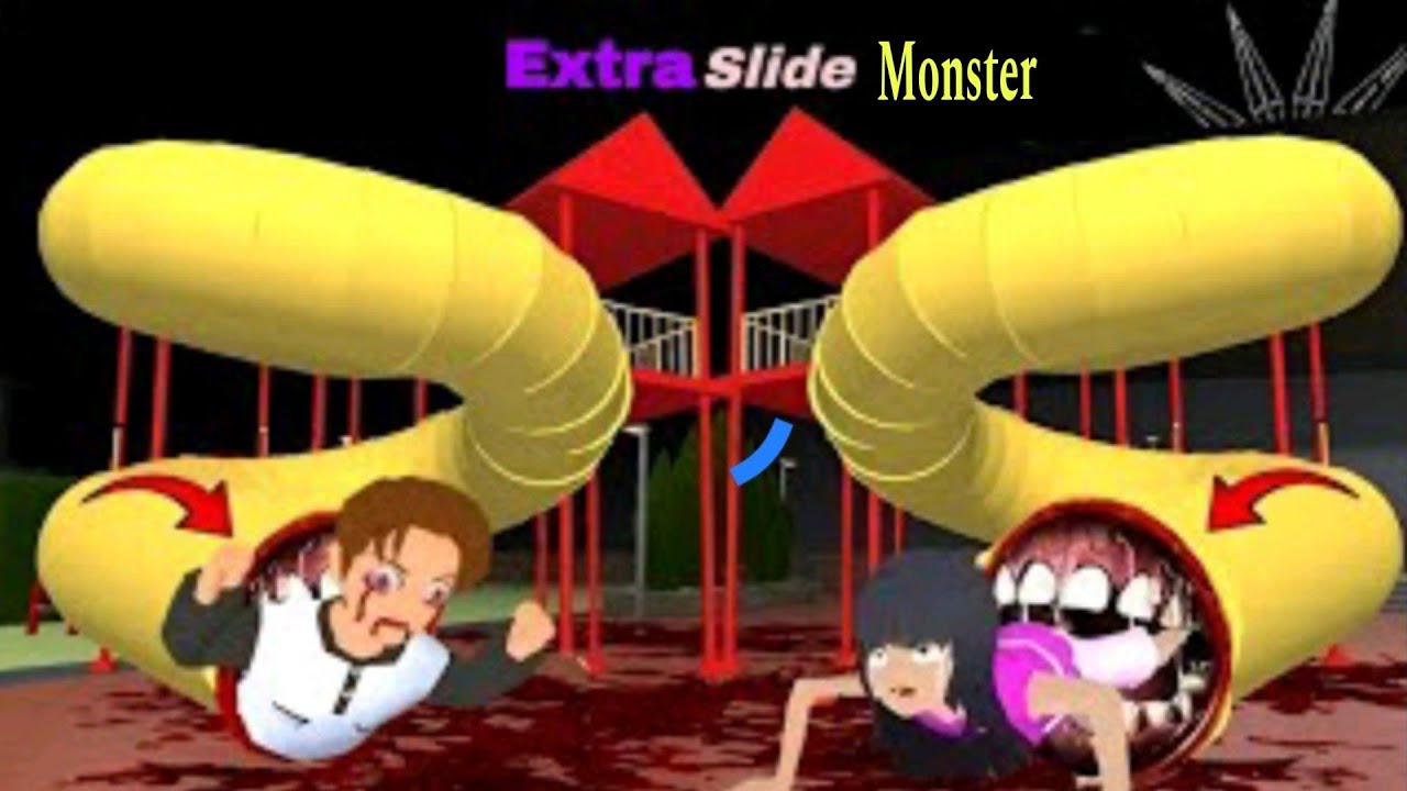 Secret Extra slide Monster Haunted YUTA MIO 😱 || Sakura School ...