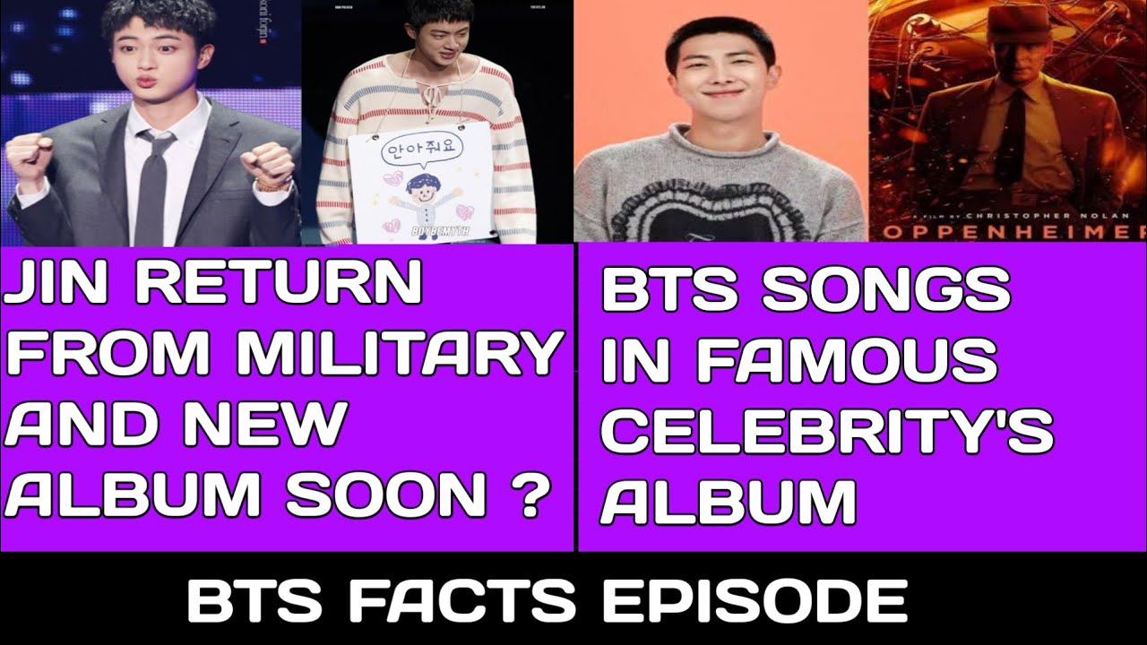 BTS Jin return from Military and Releasing new Album ? Famous actor is ...
