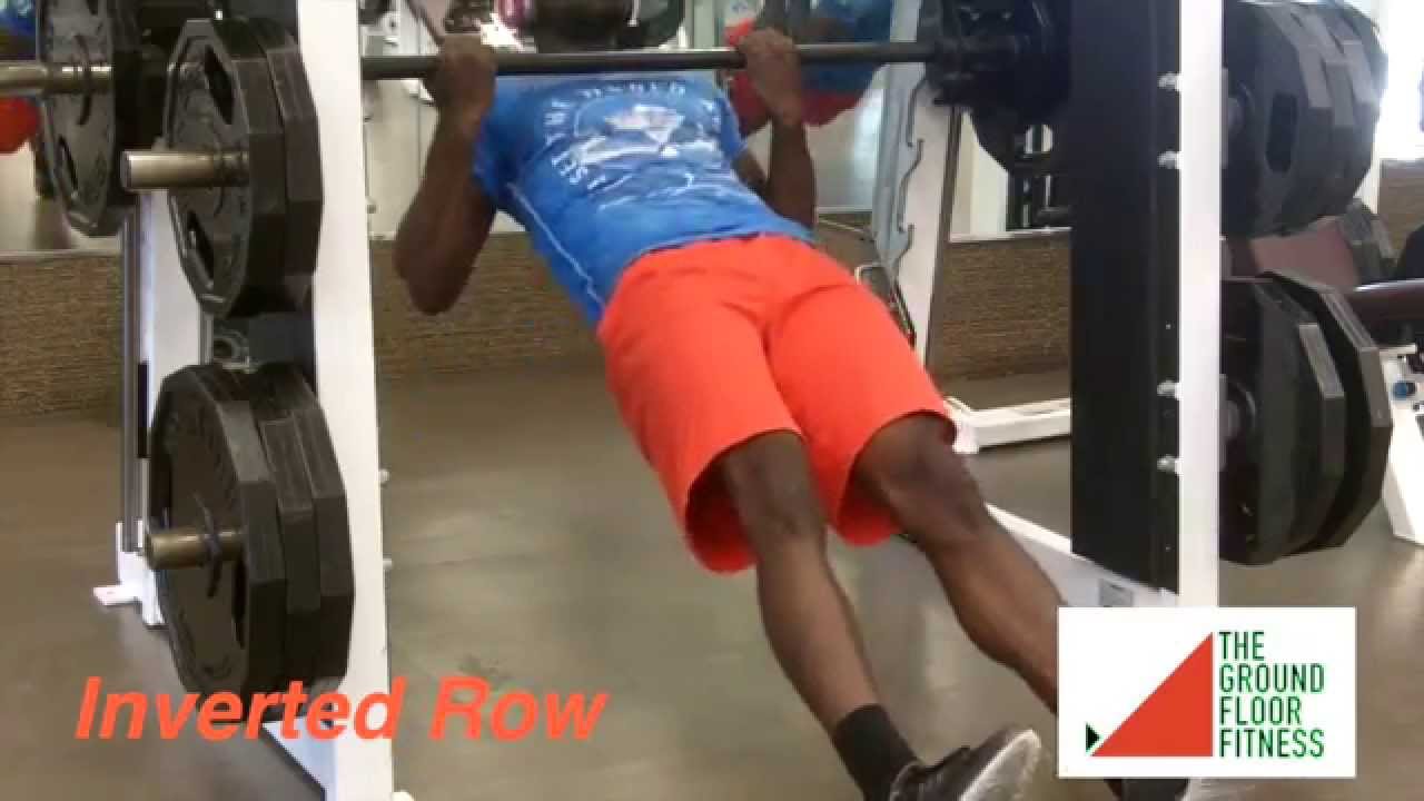 Inverted Row aka Supine Row - YouTube