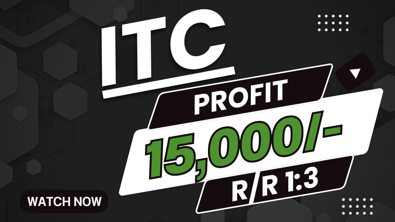 15,000/- Profit booked in ITC | Live Intraday Trading | Stocks Sign ...