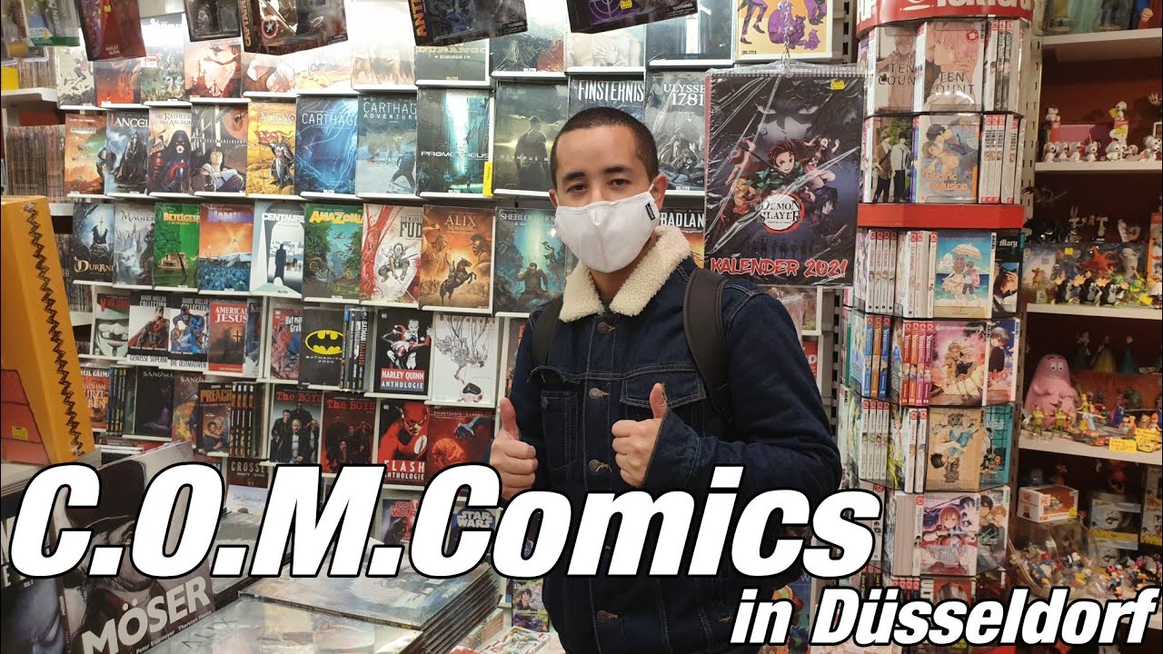 C.O.M.Comics in Düsseldorf | Was gibt es hier? (Ladenbesichtigung) - YouTube