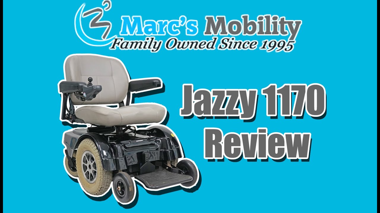 Jazzy 1170 Older Fast Power Chair - Review # 4839 - YouTube