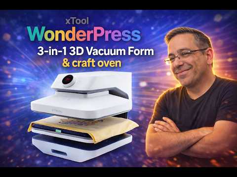 The Heat Press Everyone's Talking About - XTOOL WonderPress Breakdown
