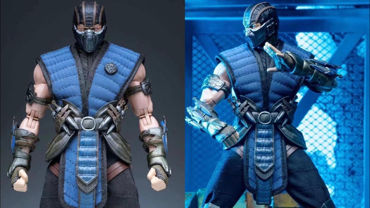 New Mortal Kombat sub zero 6 inch action figure revealed jm studio ...