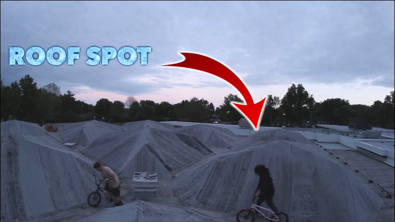 SECRET BMX SPOT ON THE ROOF!!!! - YouTube