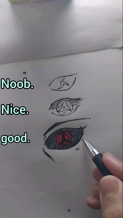 How to draw Itachi mangekyou Sharingan eyes 👀 ️ #itachi mangekyou ...