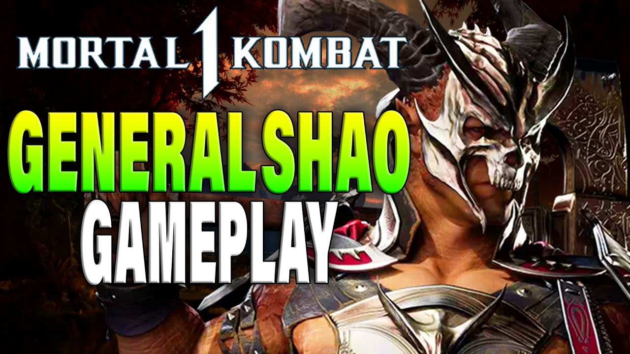 Mortal Kombat 1 - General Shao Gameplay & Breakdown - YouTube