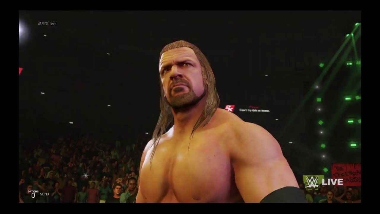 WWE 2K19 - Triple H '01 vs. EC3 (SmackDown LIVE) - YouTube